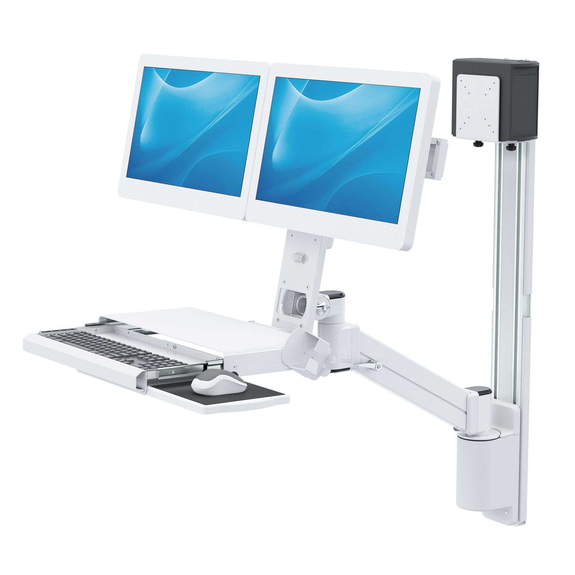 Optimize Workspace with Diwei New Product: 372CA Wall Mount for Dual ...