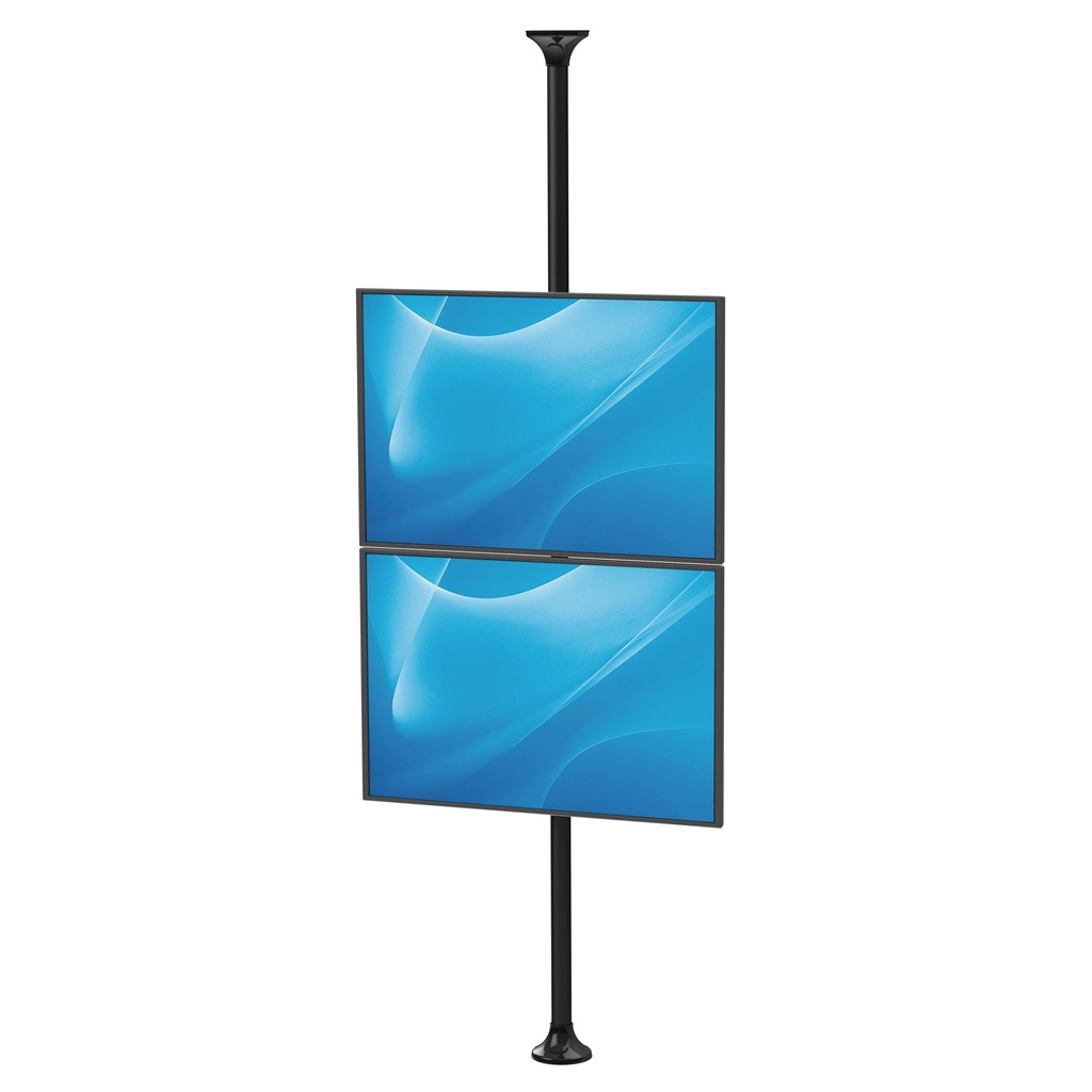 Ceiling-to-Floor Vertical TV Mount for Dual Screens - Diwei Industrial ...