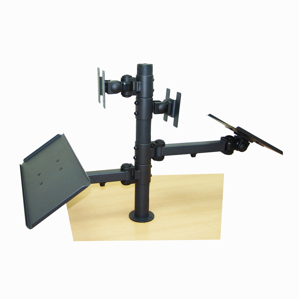 662EB Dual Screen POS Mount by Diwei Industrial - with Keyboard and ...
